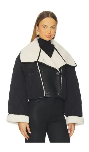 Blanknyc Cropped Faux Leather Jacket