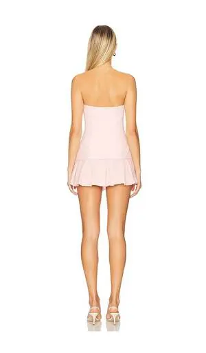 Amanda Uprichard X Kourt Skort Romper - Blush