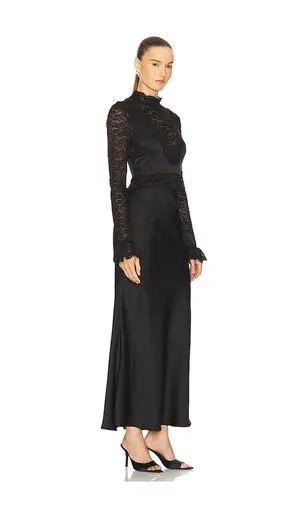 ELLIATT Margot Long Sleeve Gown - Black
