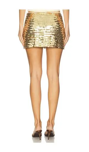 RUNAWAY THE LABEL Kerrie Sequin Mini Skirt