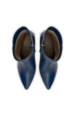 CHRIS DONOVAN Leaf Mid-calf Boots - Blue