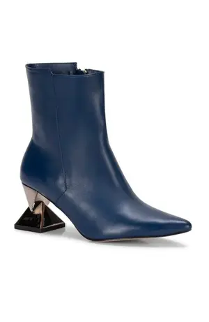 CHRIS DONOVAN Leaf Mid-calf Boots - Blue