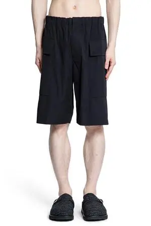 JIL SANDER Trousers 94 Short Emb - Black