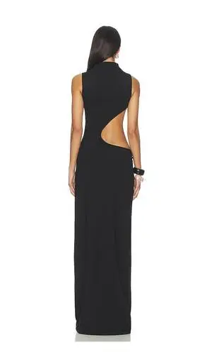 CHA THE LABEL Cut Out Maxi Dress