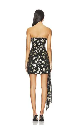 Amanda Uprichard Alaia Draped Mini Dress