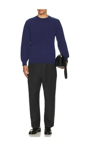 BEAMS Crew Neck 9g Wool Sweater