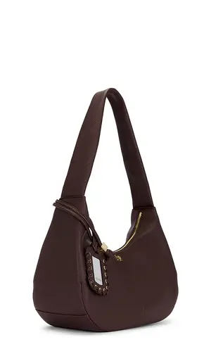 GANNI Grained Medium Hobo Bag