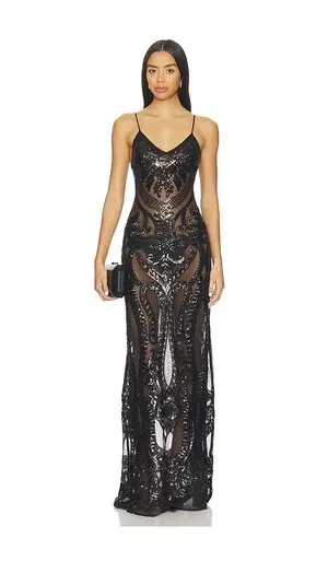 Norma Kamali Slip Gown - Black