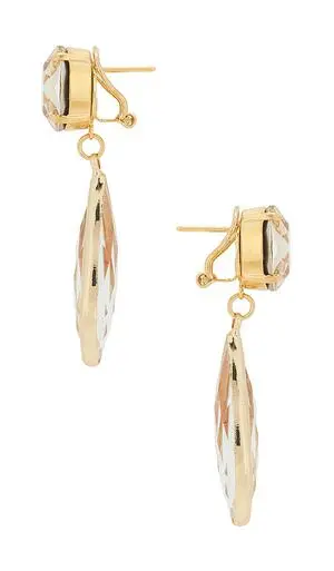 ANTON HEUNIS Omega Clasp Colour Drop Earrings