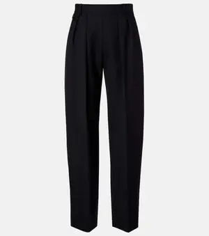 Khaite Dugan Wool Tapered Trousers