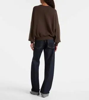Khaite Margaux Cashmere Sweater - Brown