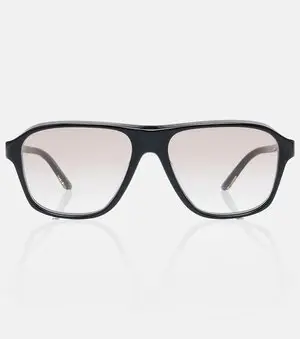 Khaite X Oliver Peoples 1978RX Oversized Sunglasses Black