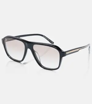 Khaite X Oliver Peoples 1978rx Oversized Sunglasses - Black
