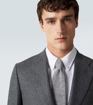 Thom Sweeney Knitted Linen Tie