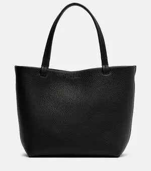 THE ROW Park Small Leather Tote Bag - Black