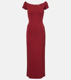 JOSEPH Foin Jersey Midi Dress - Red