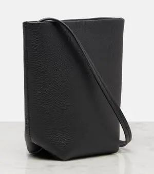 THE ROW N/s Park Leather Crossbody Bag