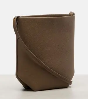 THE ROW N/s Park Leather Crossbody Bag
