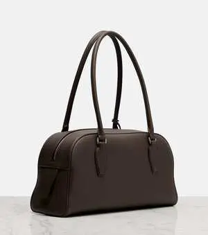 THE ROW E/w India Leather Shoulder Bag - Brown