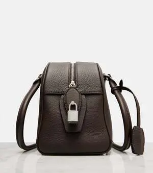 THE ROW E/w India Leather Shoulder Bag - Brown