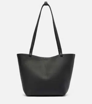 THE ROW Park Medium Leather Tote Bag - Black