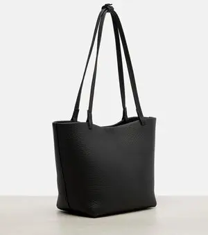 THE ROW Park Medium Leather Tote Bag - Black