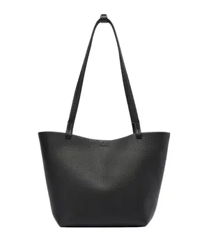 THE ROW Park Medium Leather Tote Bag - Black