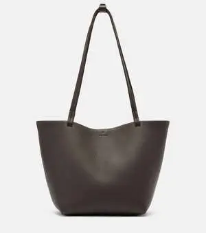 THE ROW Park Medium Leather Tote Bag - Brown