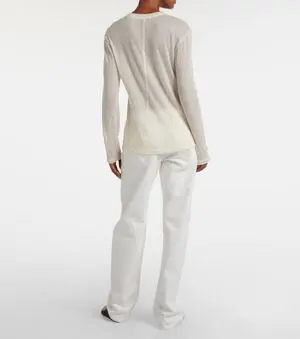 THE ROW Amia Cashmere Sweater - Beige