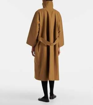THE ROW Aurore Oversized Cotton Canvas Coat