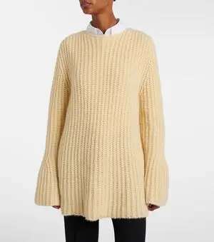 THE ROW Mirr Ribbed-knit Cashmere Sweater