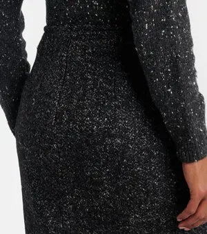 THE ROW Malva Wool Midi Skirt