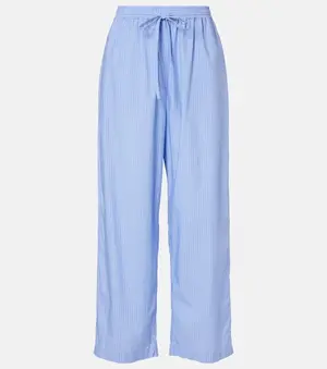 THE ROW Orien Striped Cotton Pants