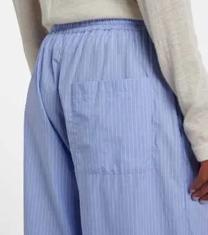 THE ROW Orien Striped Cotton Pants