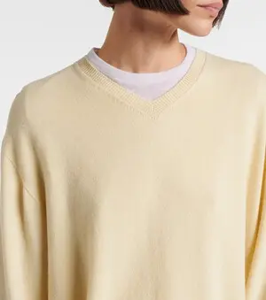 THE ROW Migeia Cashmere Sweater - Yellow
