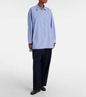 THE ROW Orieno Wool Gabardine Pants