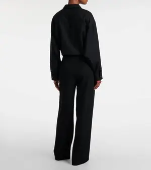 THE ROW Roger Wool Gabardine Pants
