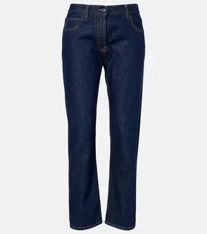 THE ROW Riaco Mid-rise Straight Jeans