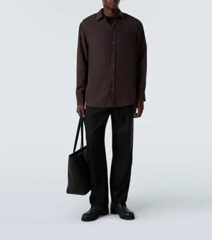 THE ROW Fiska Silk Shirt