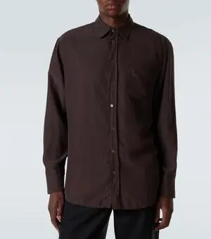 THE ROW Fiska Silk Shirt