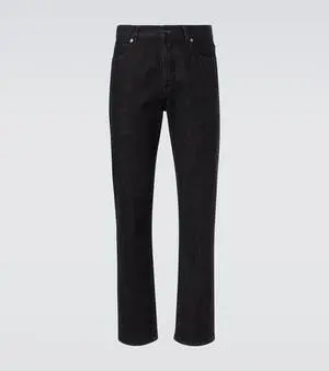 The Row Black Wash Bottoms For Men