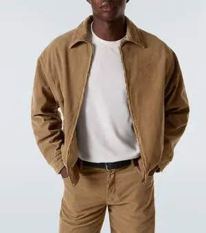 THE ROW Noggu Cotton Corduroy Jacket - Brown