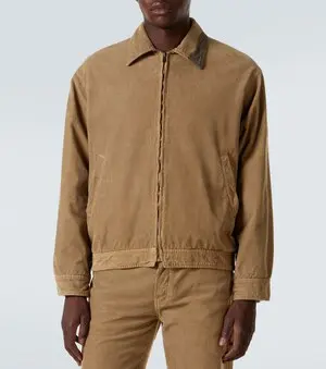 THE ROW Noggu Cotton Corduroy Jacket - Brown