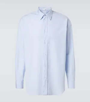THE ROW Granada Cotton Chambray Shirt