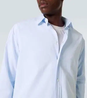 THE ROW Granada Cotton Chambray Shirt