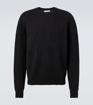 THE ROW Varly Cashmere Crewneck Sweater - Grey