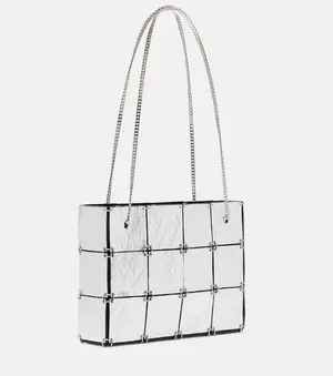 Khaite Emma Mini Metallic Leather Tote