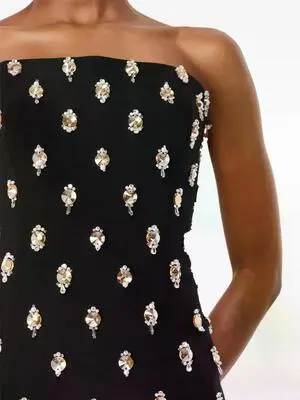 Jenny Packham Embellished Strapless Maxi Dress
