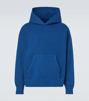 Visvim Cotton Jersey Hoodie - Blue