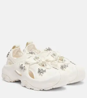 Simone Rocha X Crocs Trailbreak 2 Embellished Sneakers - White